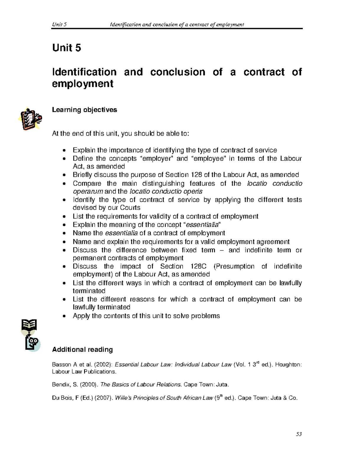 LAL111S-Unit 5 Identify & conclude contract-1 - Unit 5 Identification ...
