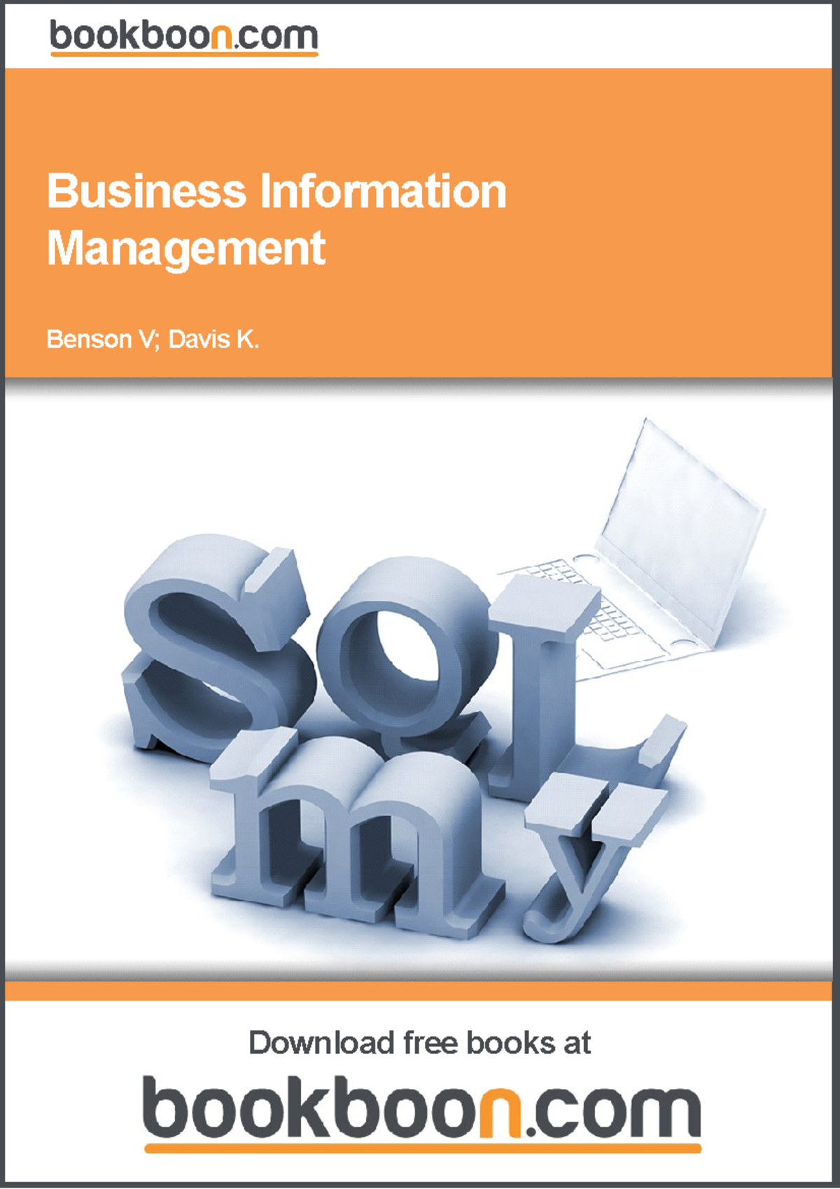 Trends in business information management - **Benson V Davis K ...