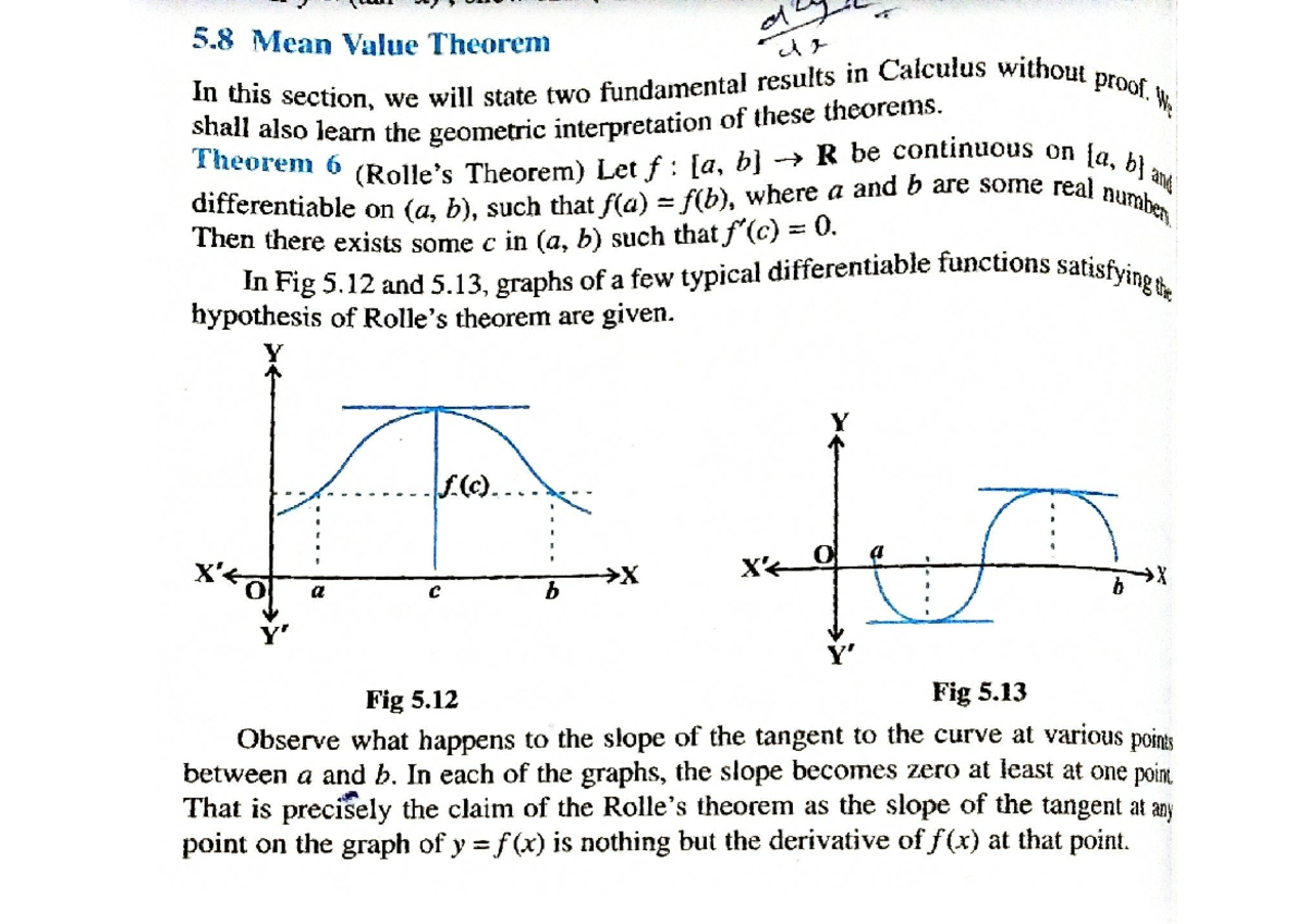 Mean value theorem - It's mathematics - Basic maths - Studocu
