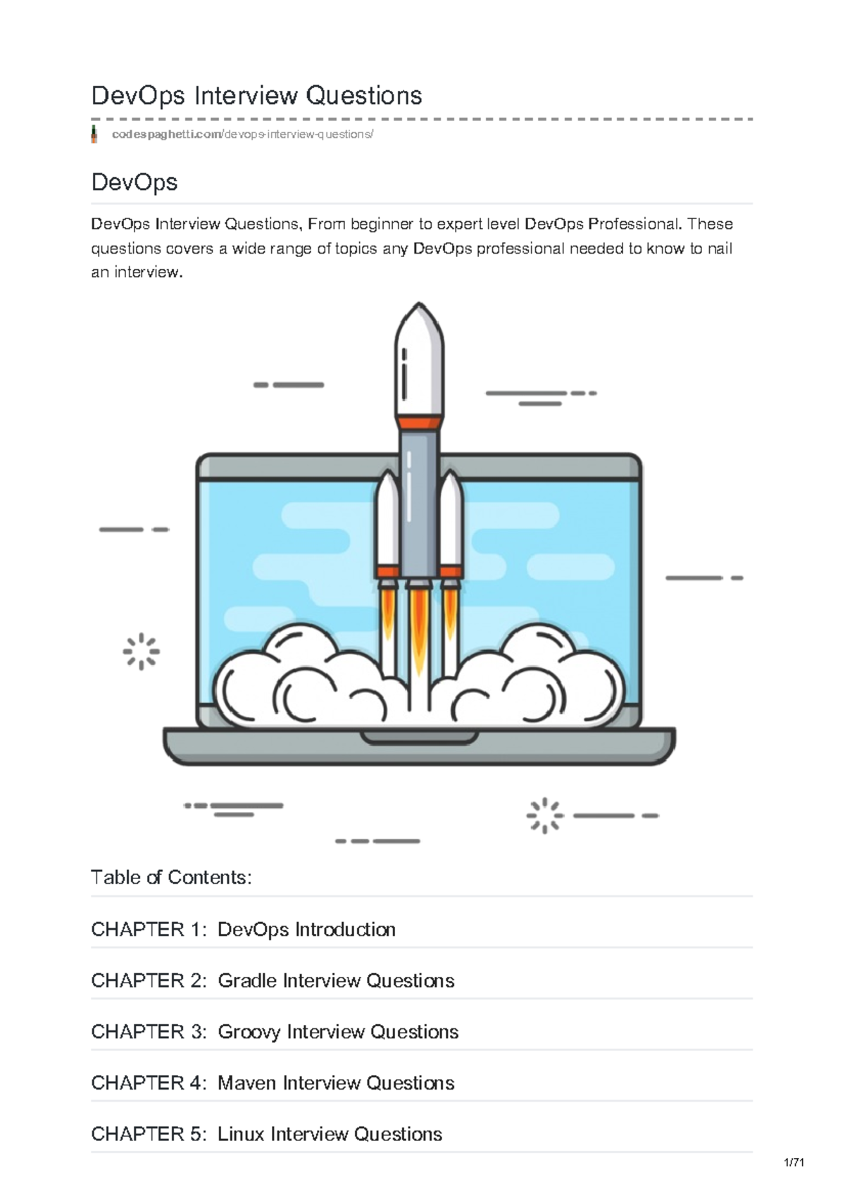 Interview - These questions covers a wide range of topics any DevOps ...