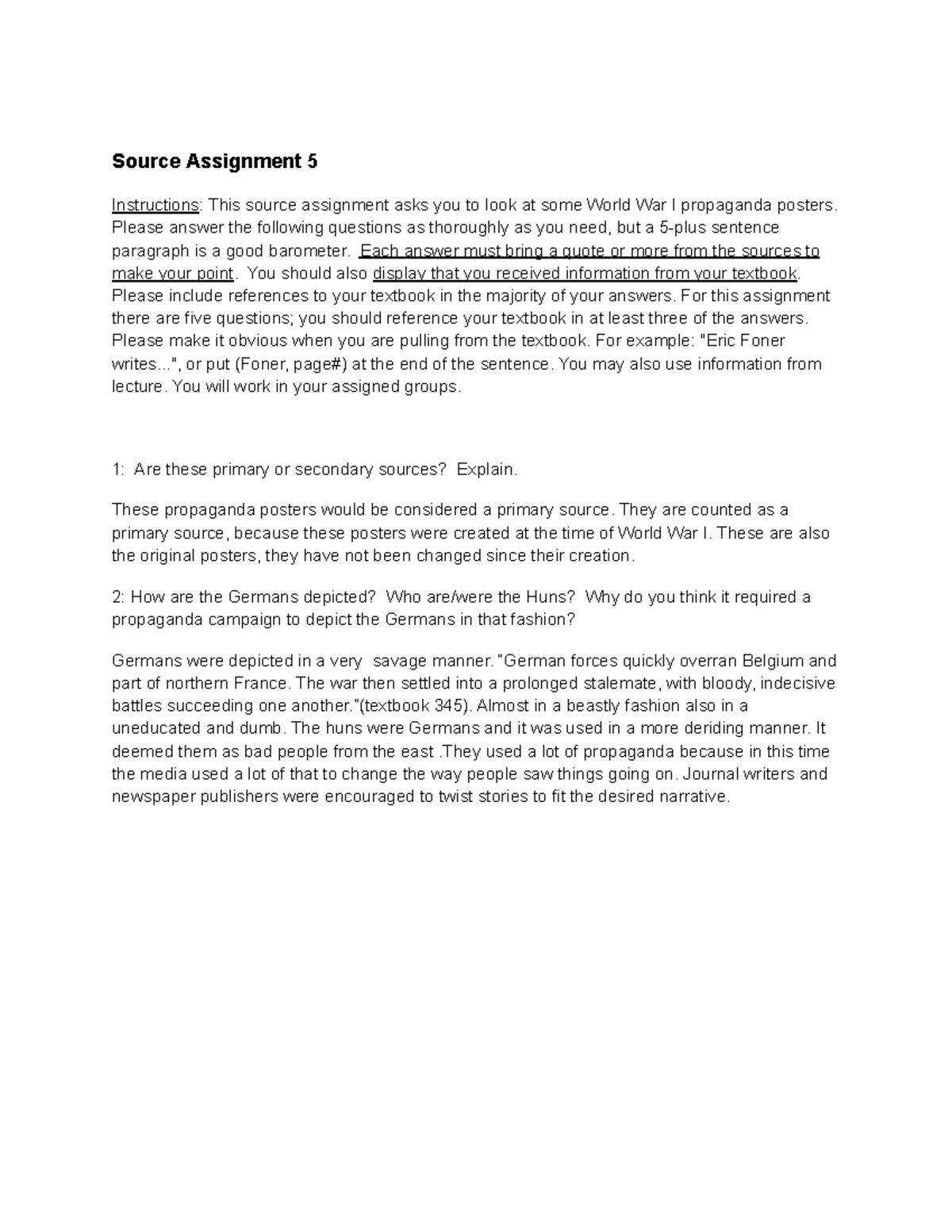 History 1260 Source Assignment 5 - Source Assignment 5 Instructions: This source assignment asks ...