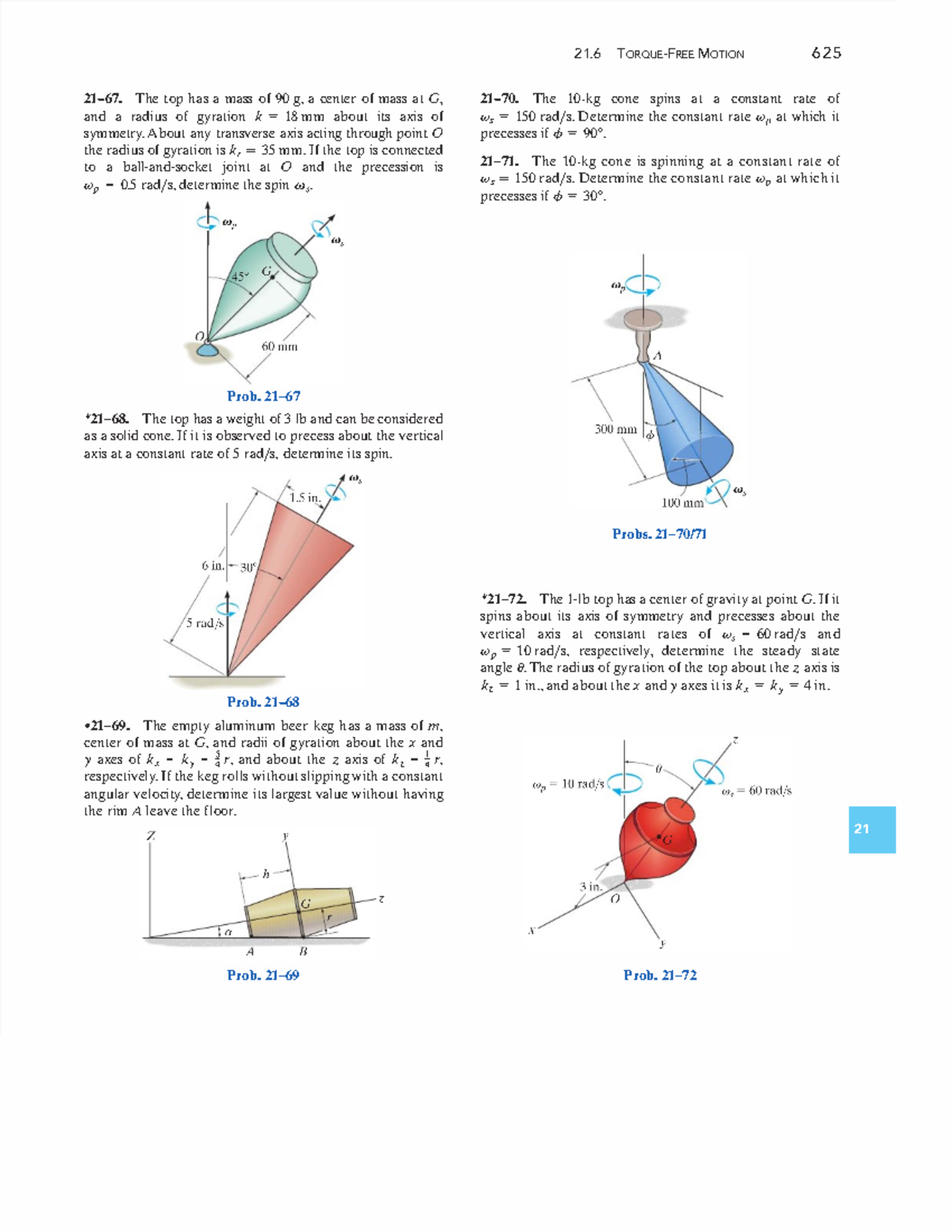 Torque-FREE Motion - enginnering mechanics notes sem 2 - 21-67. The top ...