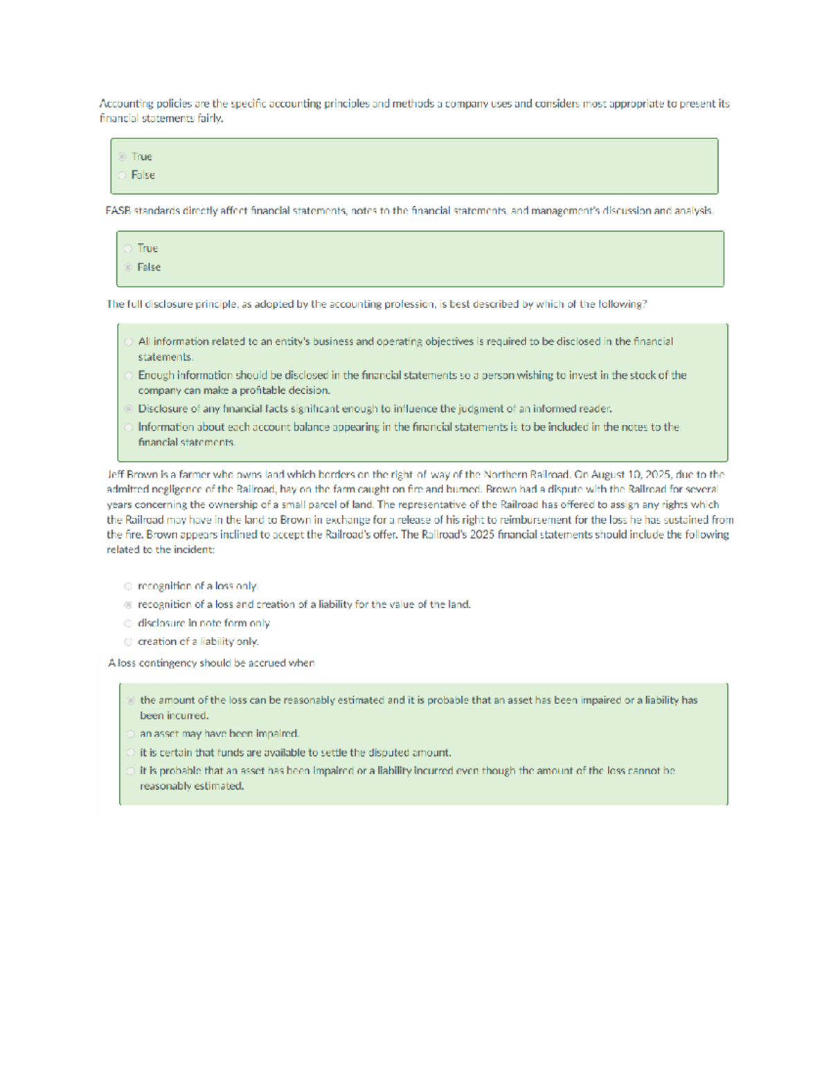 ACC318 Quiz 4 - Module 4 Quiz - ACC 318 - Studocu