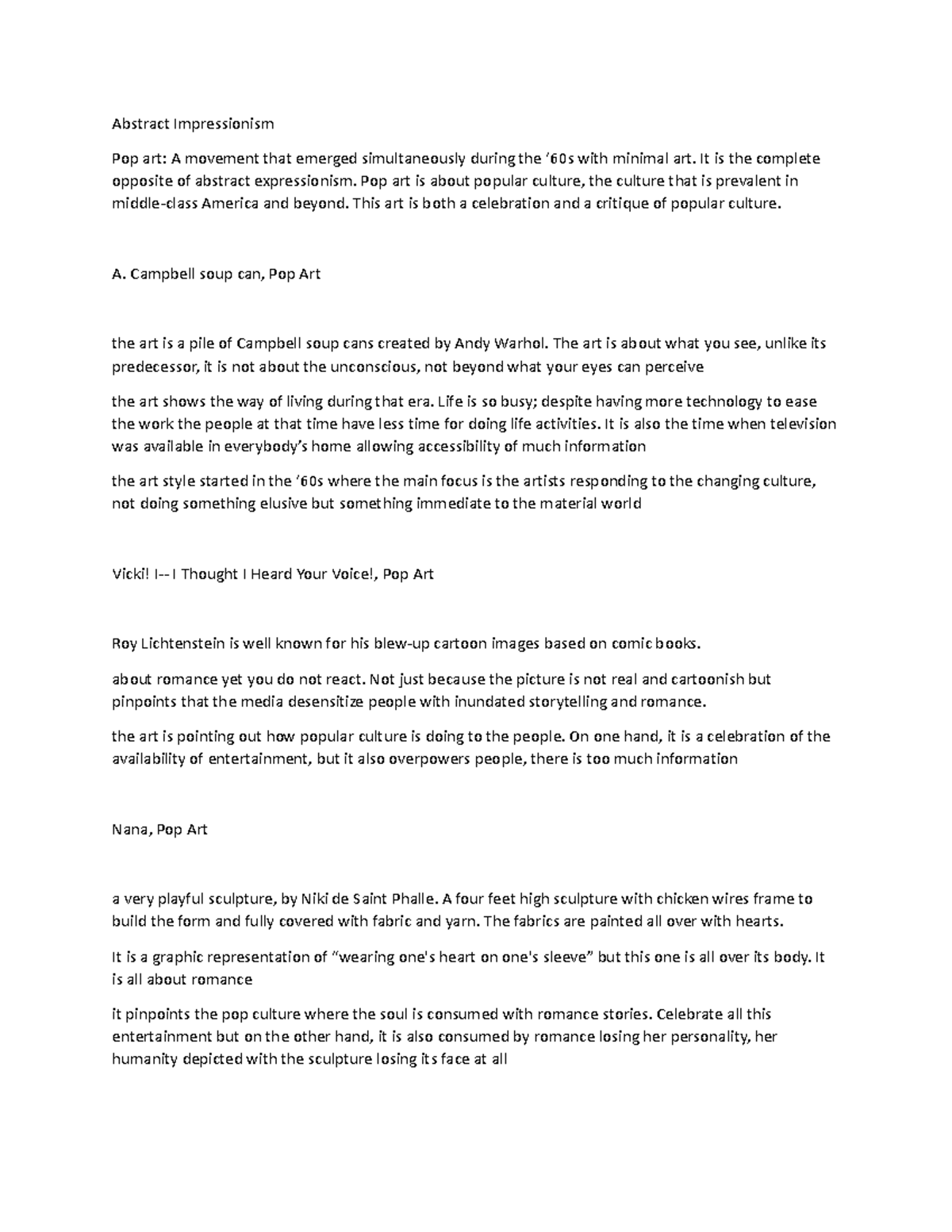 Abstract Impressionism - It is the complete opposite of abstract ...