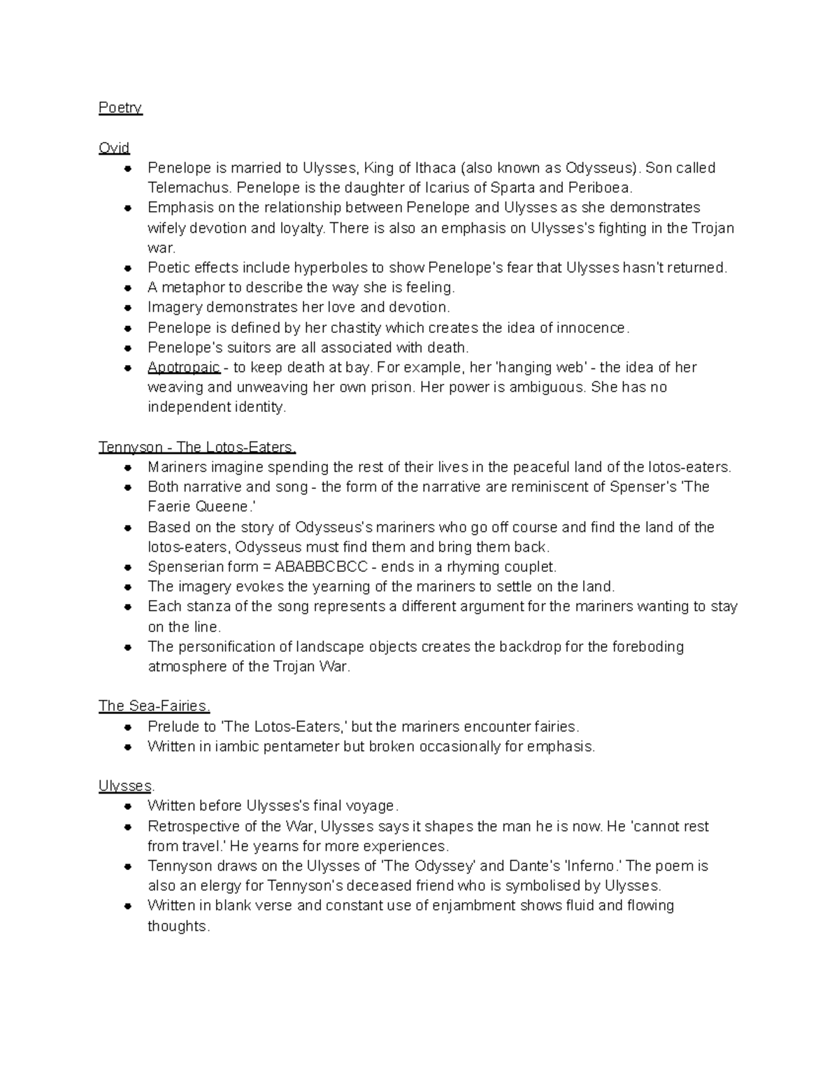 Mythical Based Poetry - QXE-3105 - Bangor - Studocu