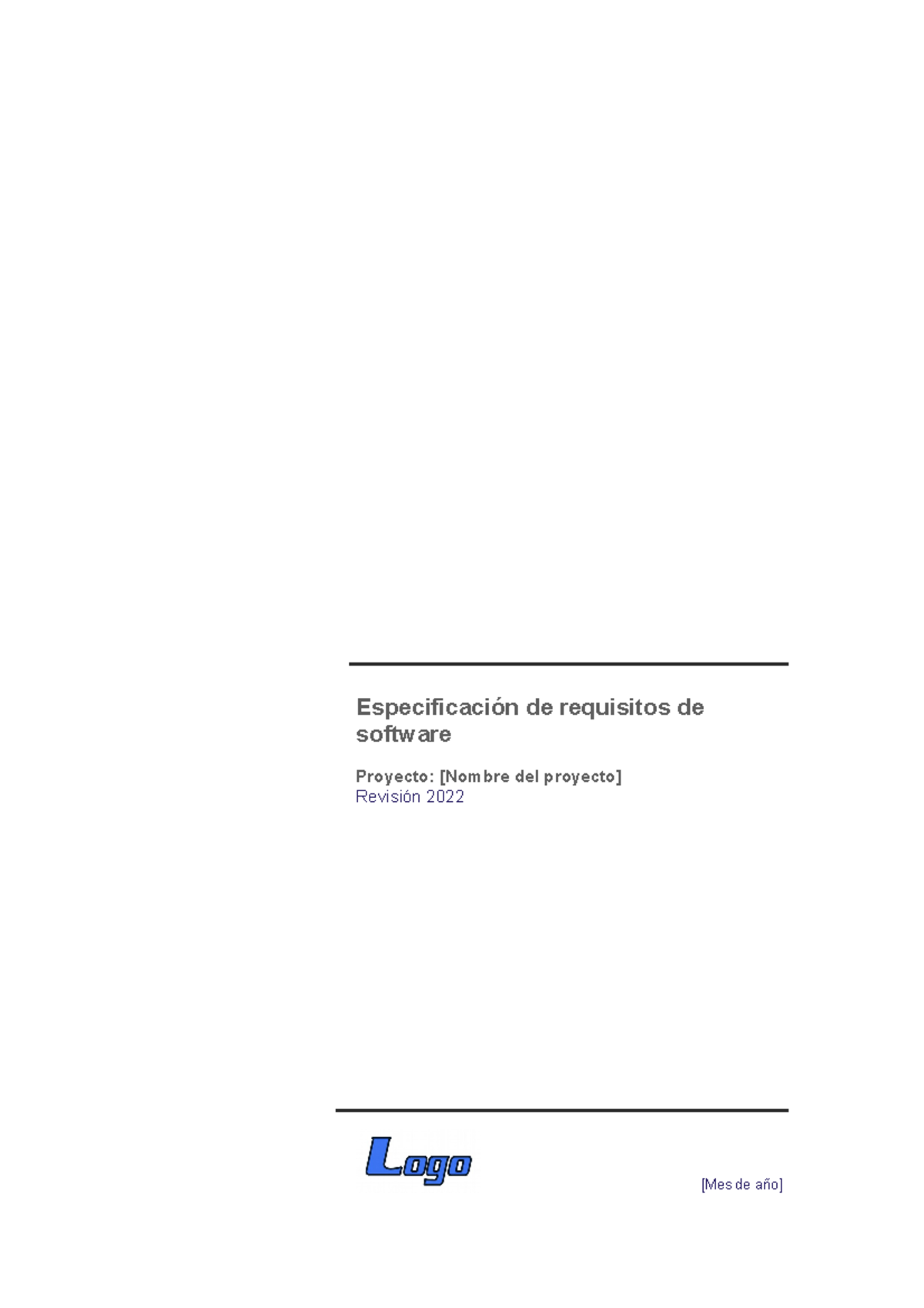 Plantilla - IEEE830 - Especificación de requisitos de software Proyecto ...