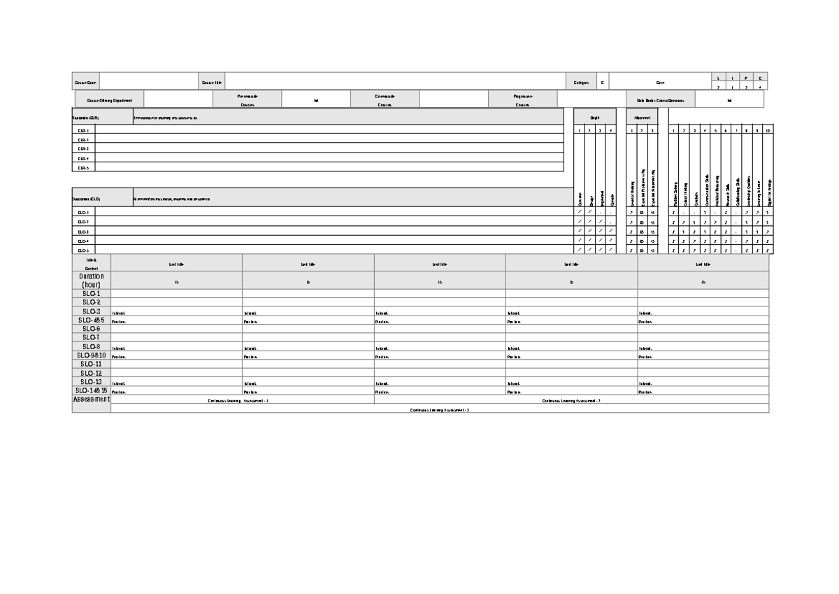 Nlp and other models - nlp - Course Code Course Title Category C Core L ...