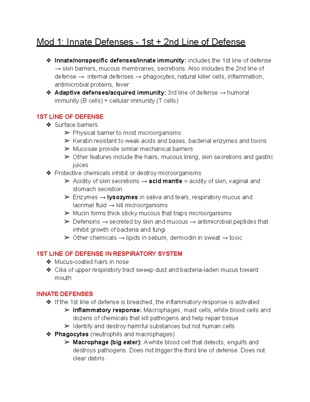 Bioscience 2 Wk1 +Wk2 Notes - 401006 - UWS - Studocu
