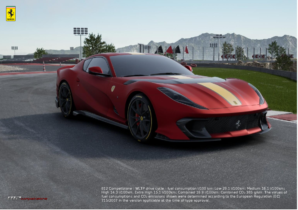 My Ferrari - 812 Competizione - Ae JEGl D - 812 Competizione : WLTP ...