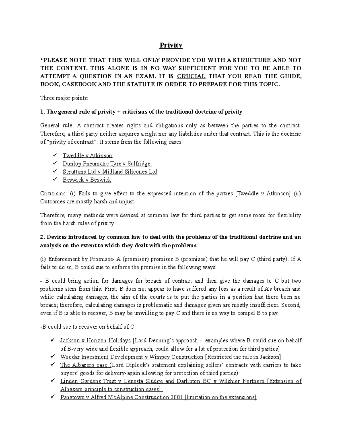 Privity - Privity *PLEASE NOTE THAT THIS WILL ONLY PROVIDE YOU WITH A ...