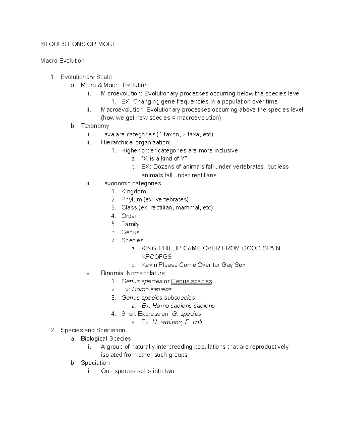 Anthro 2B Week 5 - 10 Notes for the Final - 60 QUESTIONS OR MORE Macro ...