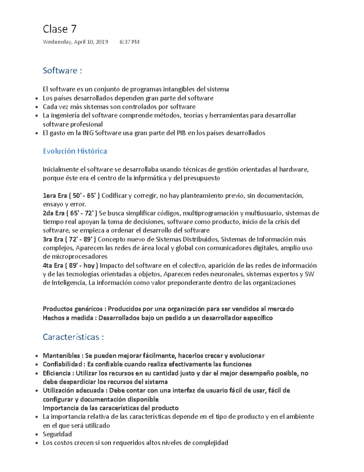 Clase 7 SIstemas de información - Clase 7 Wednesday, April 10, 2019 6: ...