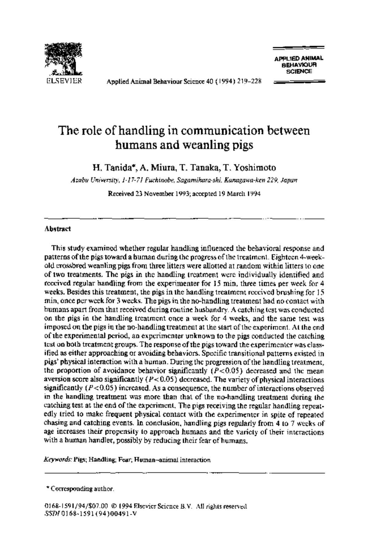 1-s2.0-0168159194900639-main - APPLIED ANIMAL BEHAVIOUR SCIENCE ...