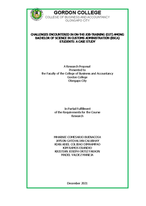 Asters-Check - For research purposes of the course, Customs ...