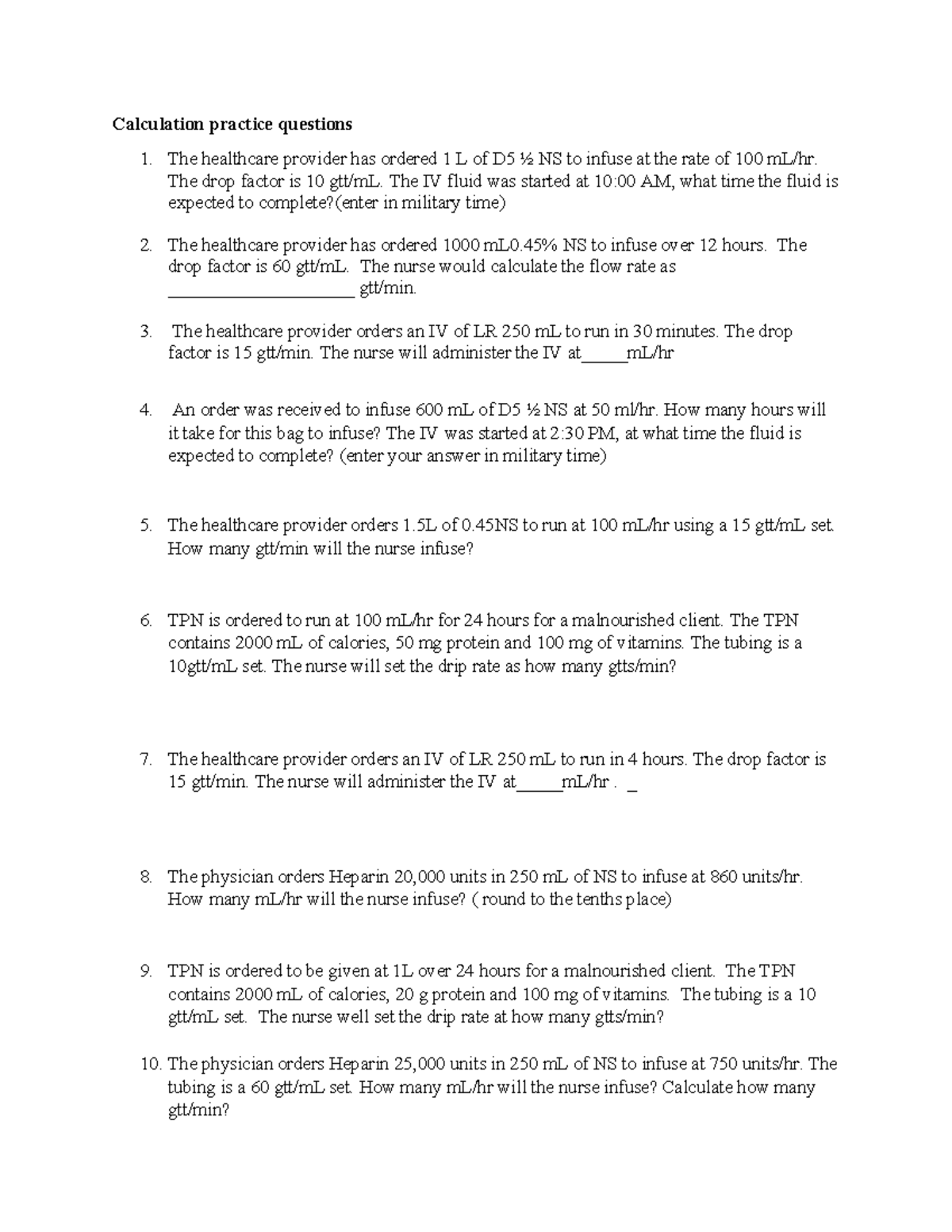 Basic Calculation Questions Pdf at Phillip Dorsey blog