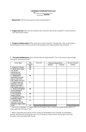 Lesson Plan Four-Pronged Approach - Fundamentals in Accounting - Studocu