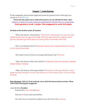 BIO 201 Chapter 9 Joints Assignment OPS - Chapter 9-Joints For this assignment, please read the ...
