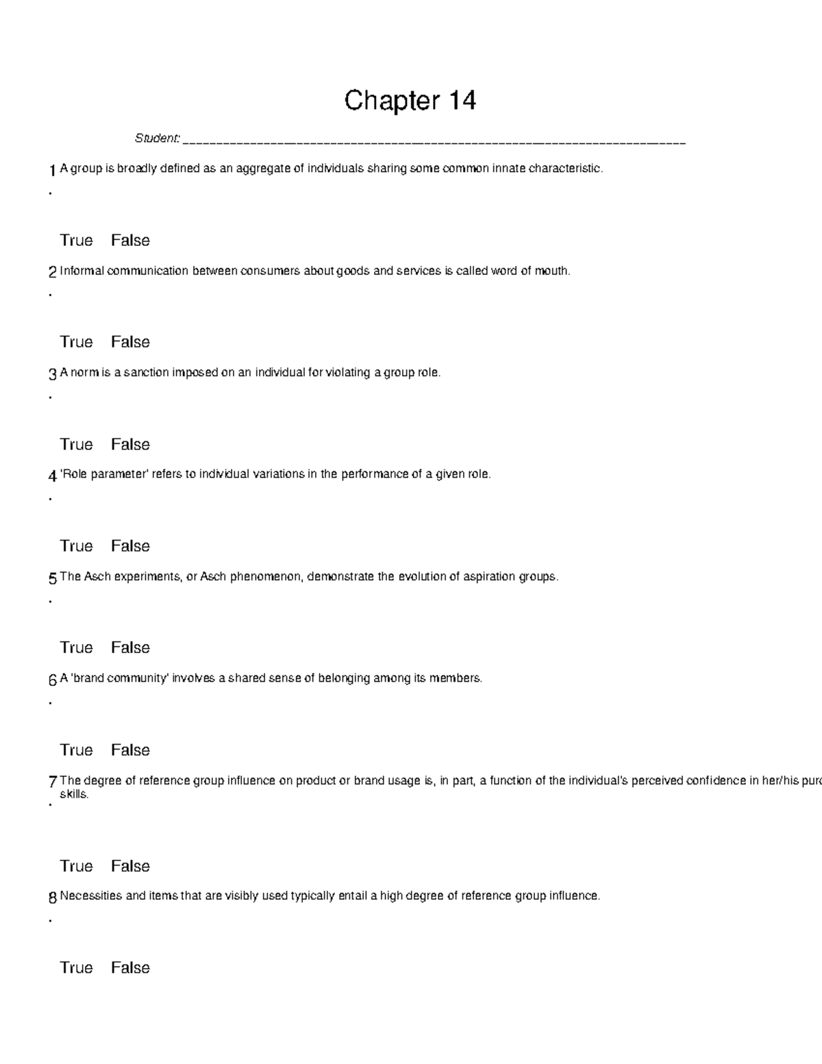 14 2 June 2014, questions and answers - Chapter 14 Student: - Studocu