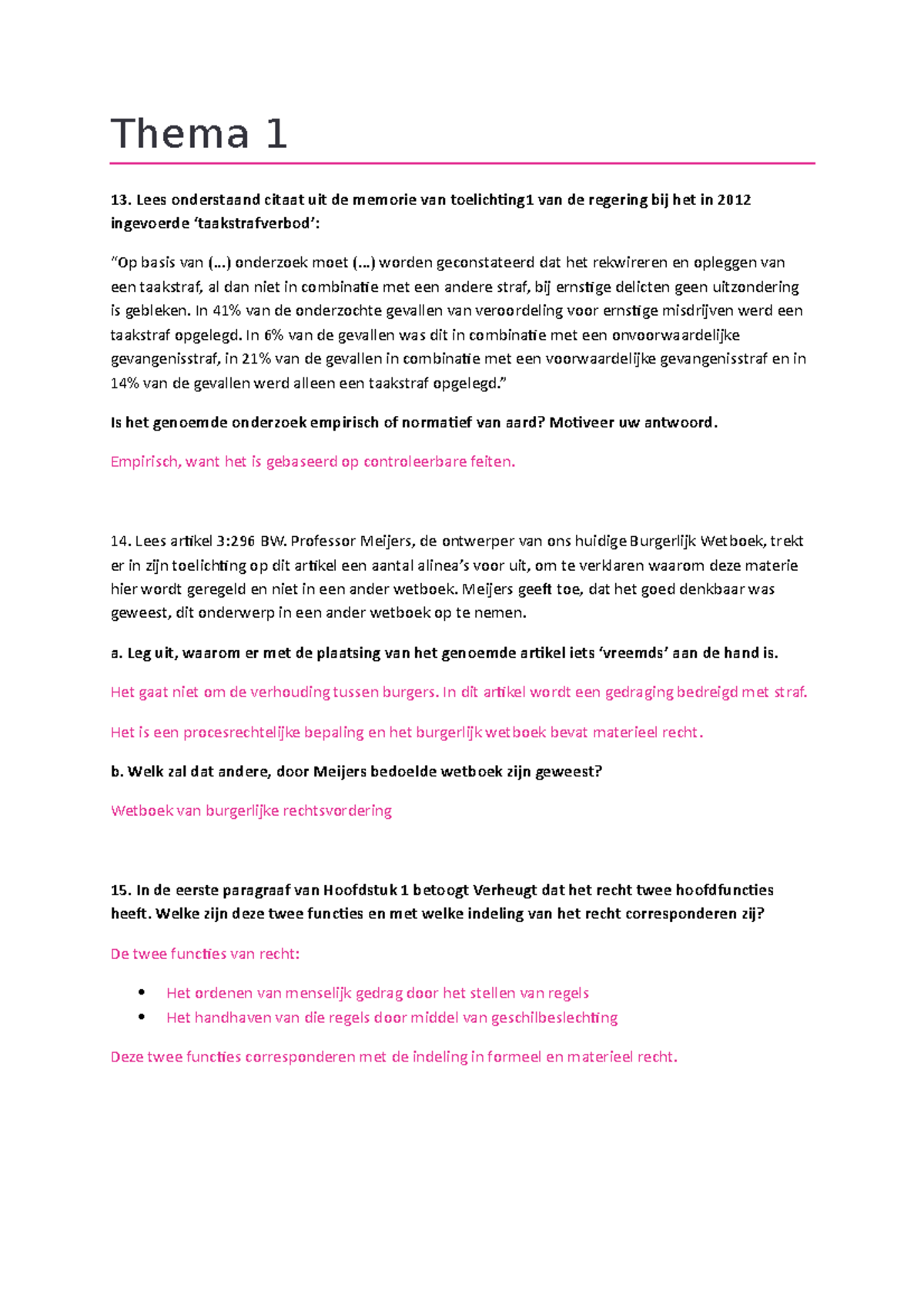 Uitwerkingen Werkgroep 2 Thema 1 Lees Onderstaand Citaat Uit De