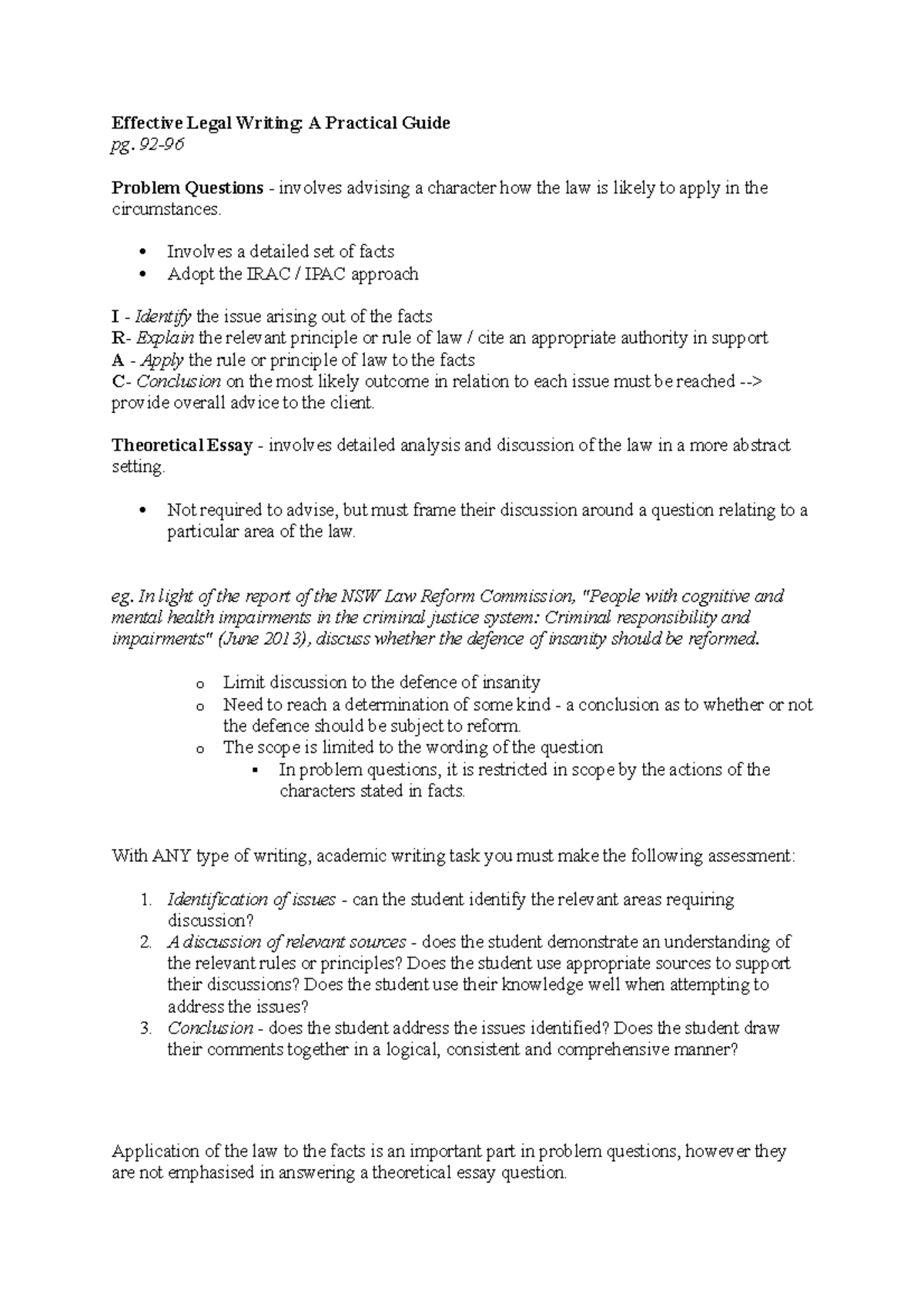 Effective Legal Writing Effective Legal Writing A Practical Guide Pg effective-legal-writing-effective-legal-writing-a-practical-guide-pg