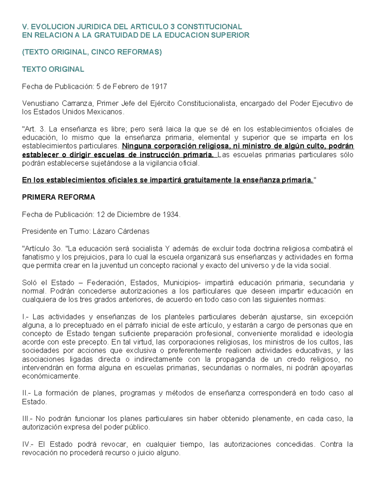Articulo 3 NFT - contiene los derechos a recibir educacion - V ...