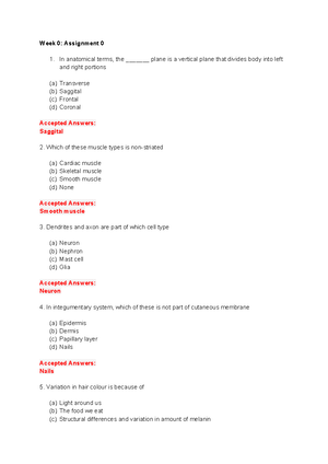 2021 assignment 1 - NPTEL- Psychology of Stress, Health Well-being ...