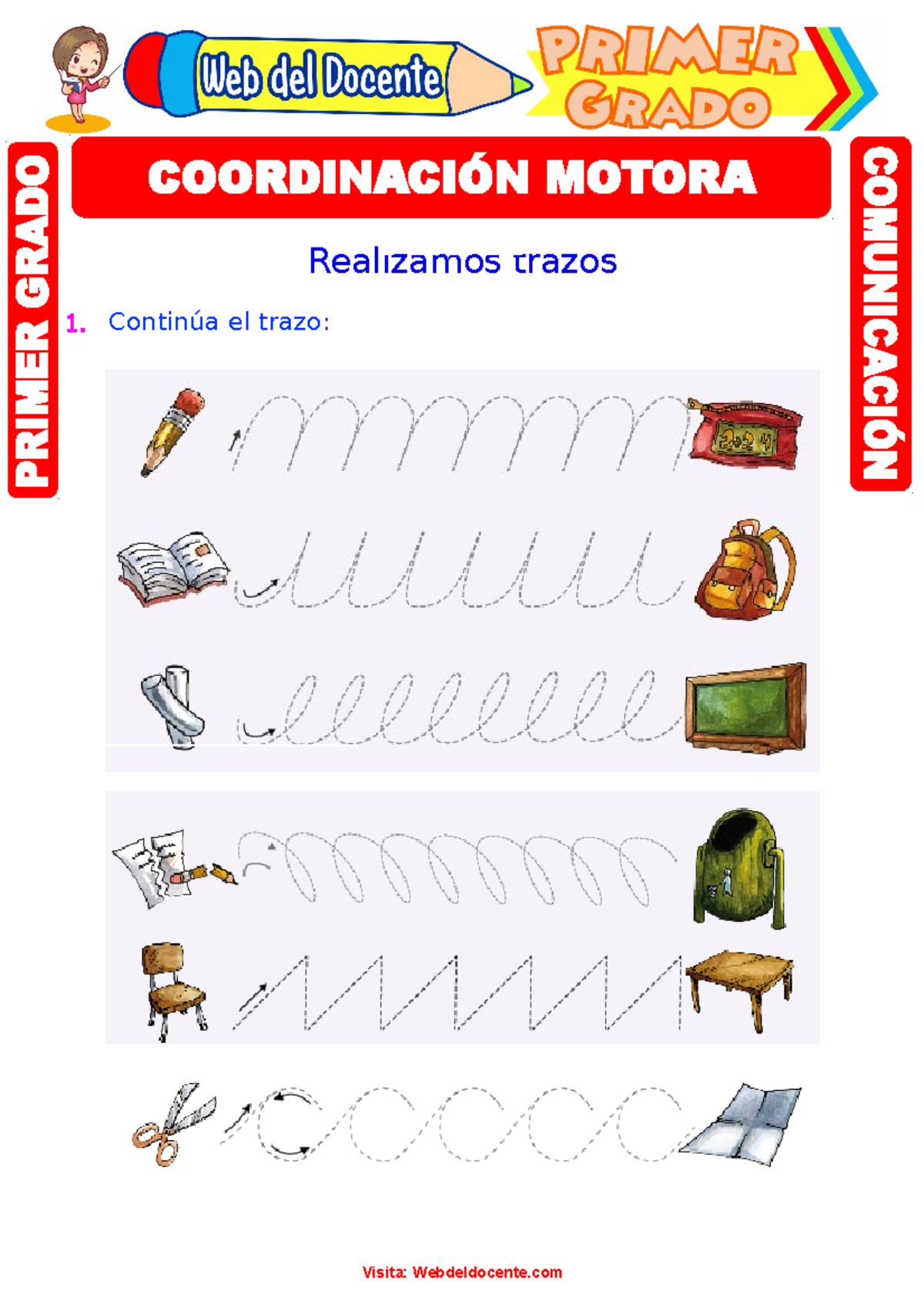 Coordinación Motora Fina para Primero de Primaria - Educación ...