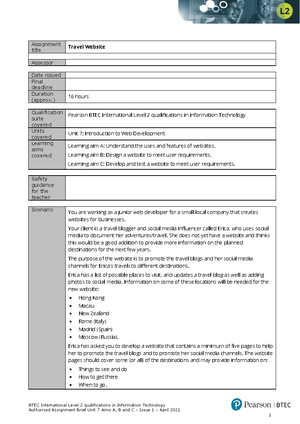 MAD - Lab Outlines - MAD - Page 1 of 8 The University of Lahore. THE ...