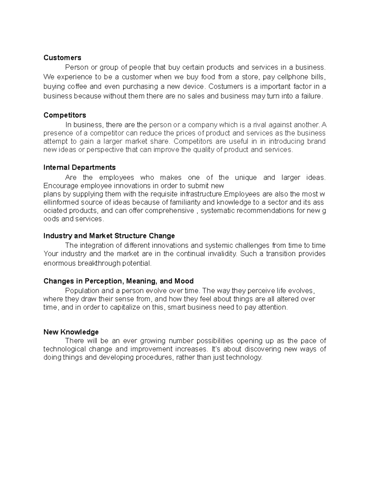 Entrep - Customers Person or group of people that buy certain products ...