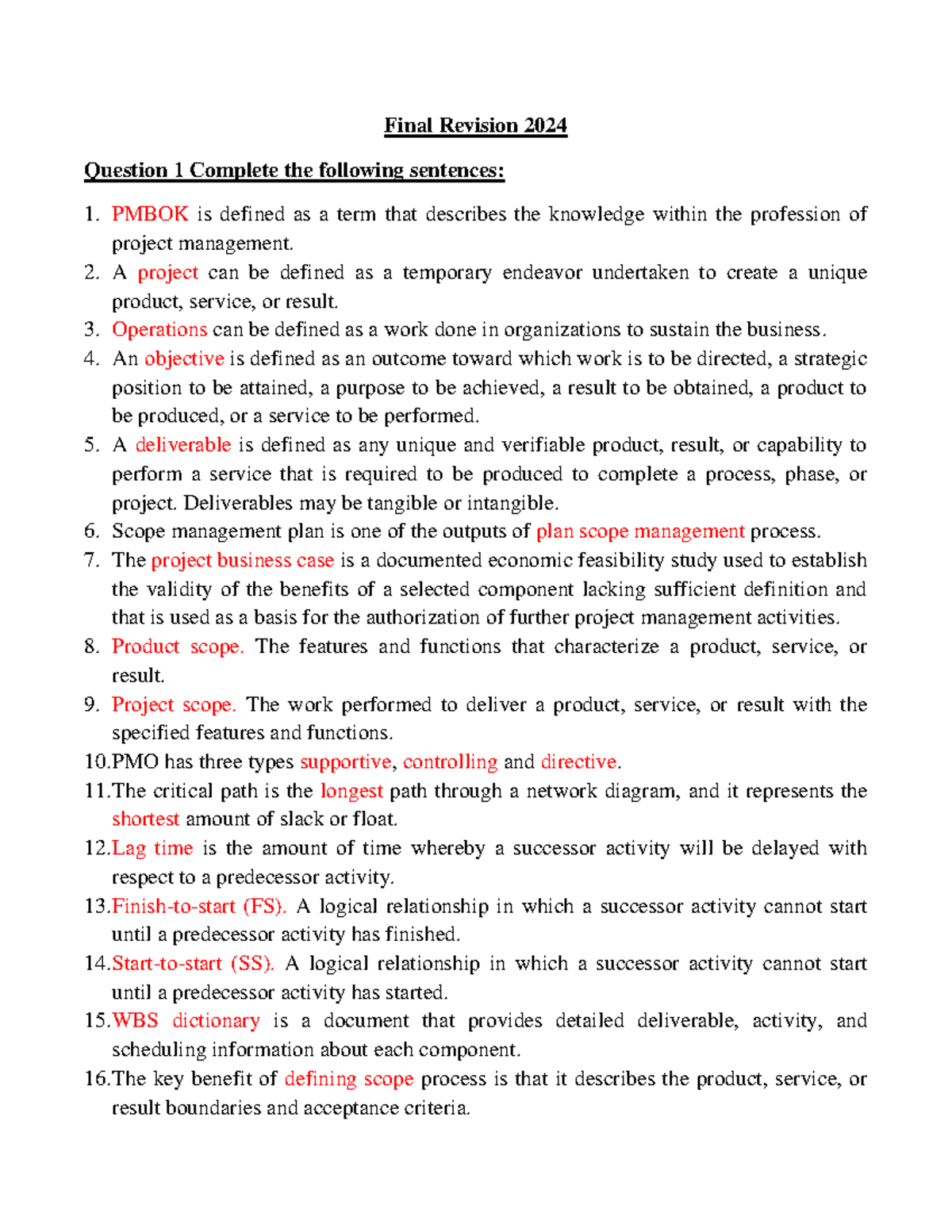 Final Reviosin 2024 Questions and Answers - Final Revision 2024 ...