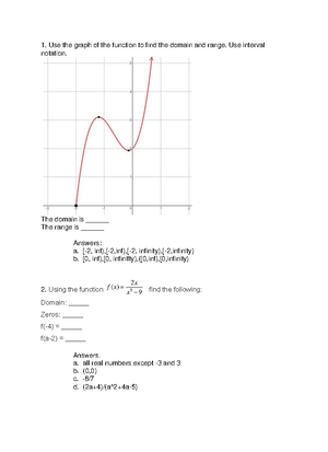 1DActivity - In-class activity - Edfinity Learning Activity MATH 1010 ...