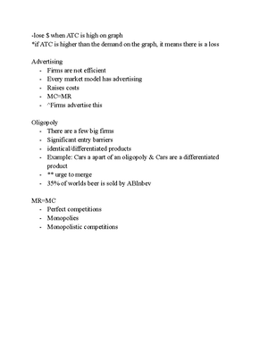 Ch. 7 Competitive Markets - Four Market Model - 1. Pure Competition ...