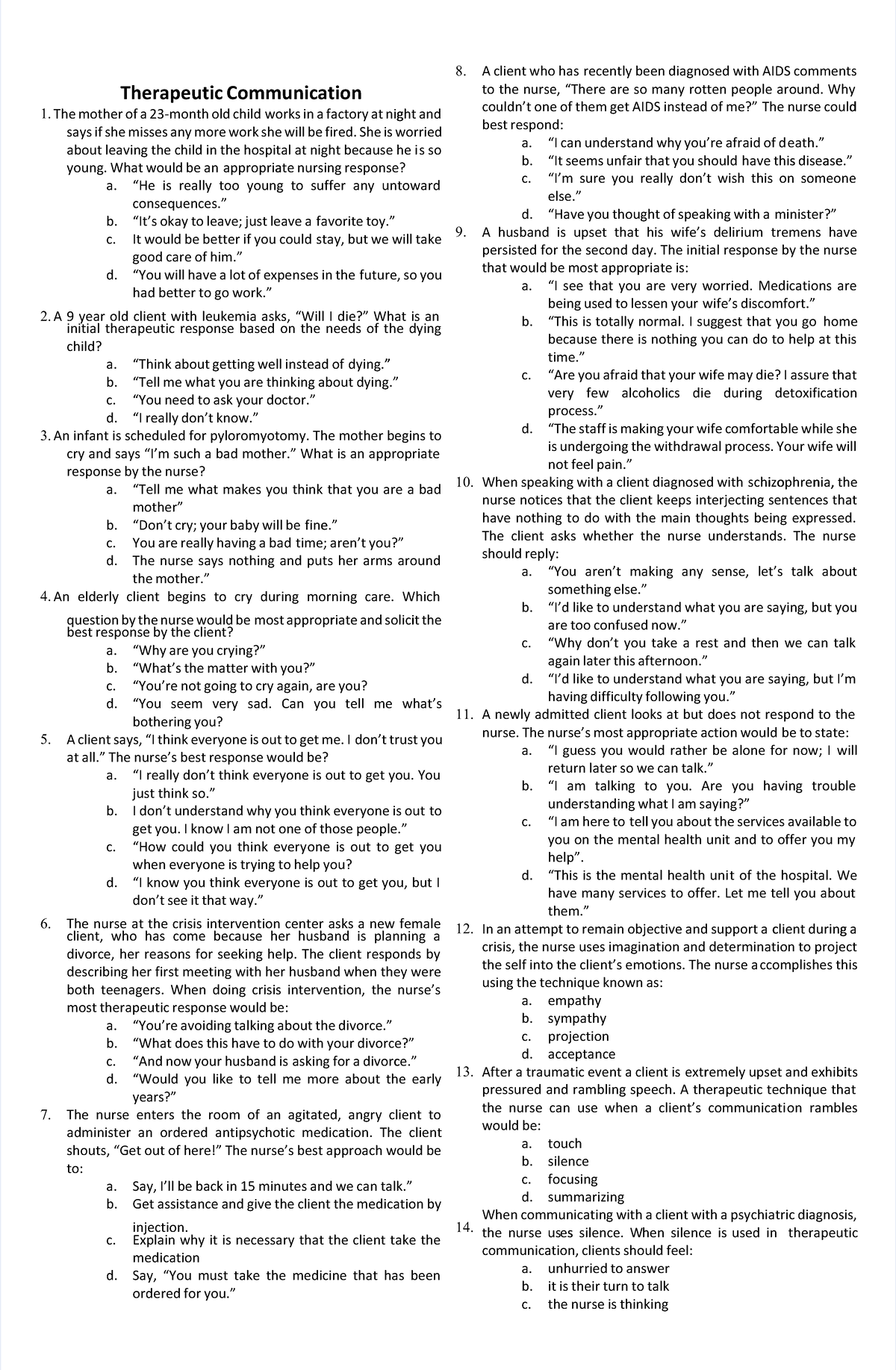 Pdf-therapeutic-communication compress - Therapeutic ...