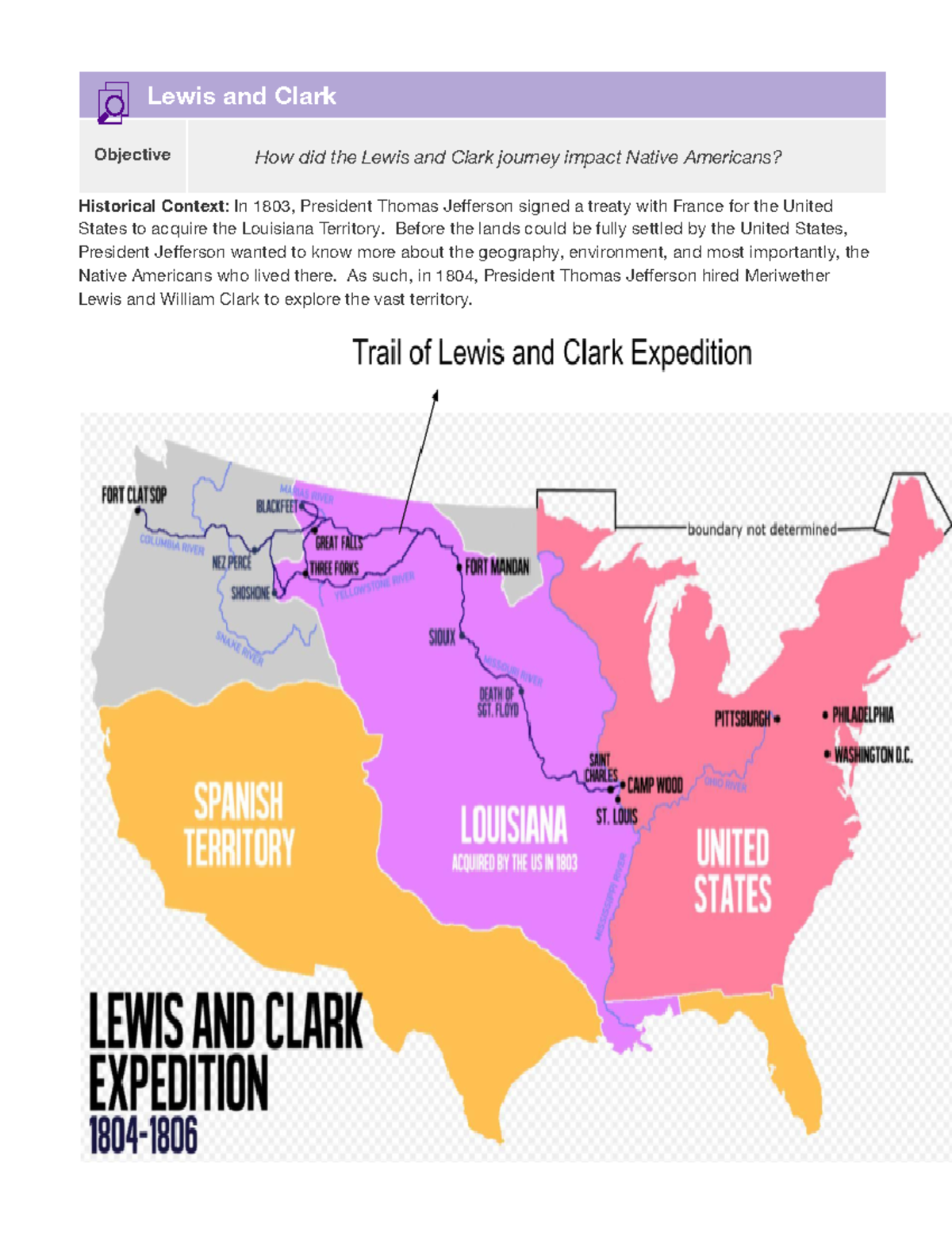 Daniel Maita Coraizaca - 18C-Lewis and Clark - Lewis and Clark ...