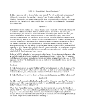 Case Study 3 Union Busting - Running head: CASE STUDY 3 1 Case Study 3 ...