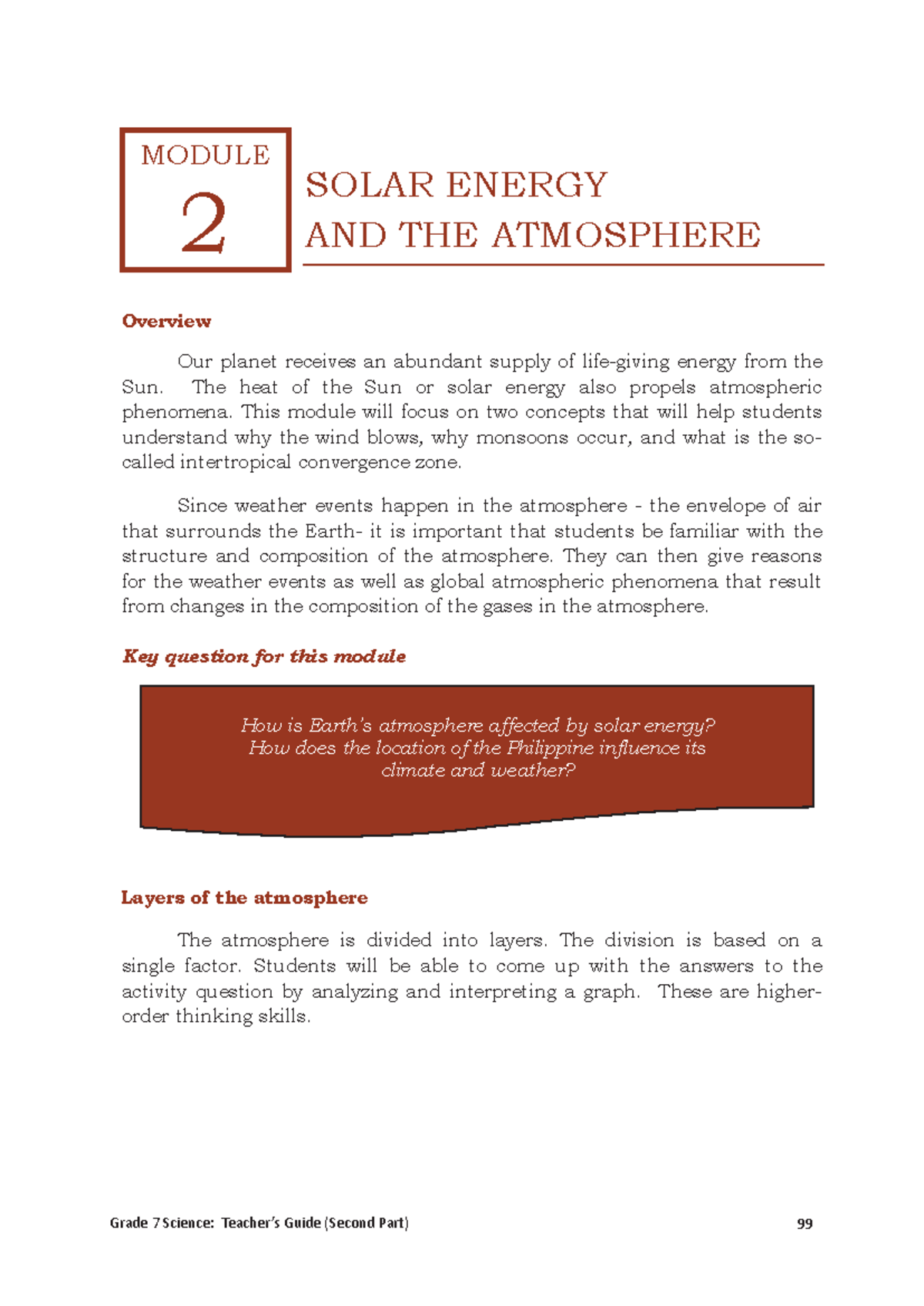 Module 2b - Grade 7 Science: Teacher’s Guide (Second Part) 99 Grade 7 ...