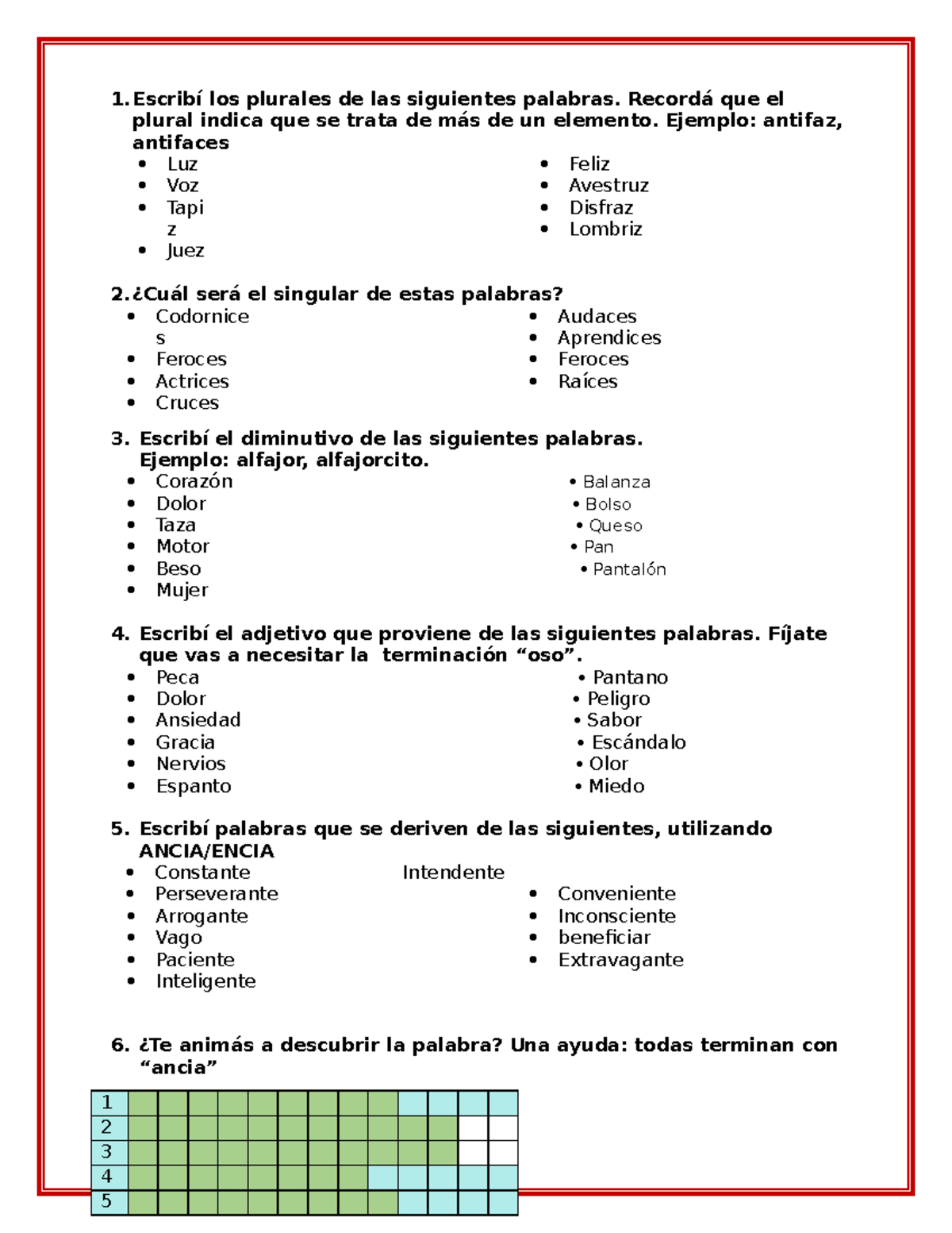 Uso de la c, s y z - Trabajar elaborado por el docente Yerlin José ...
