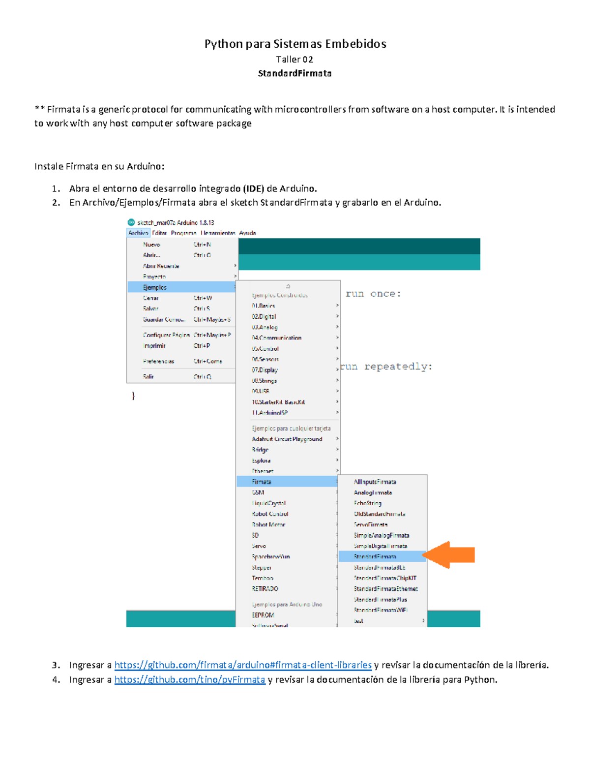 2 - PROGRAMACION DE PYTHON - Python para Sistemas Embebidos Taller 02 ...