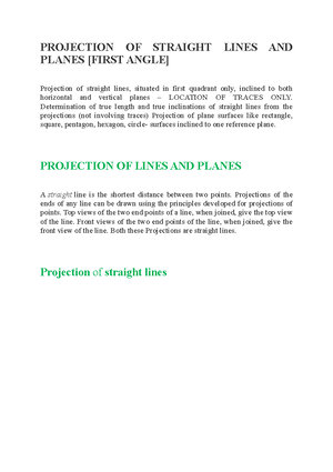 1. Graphics Module 1 Class Notes Ktu Qbank - Engineering Graphics - Studocu