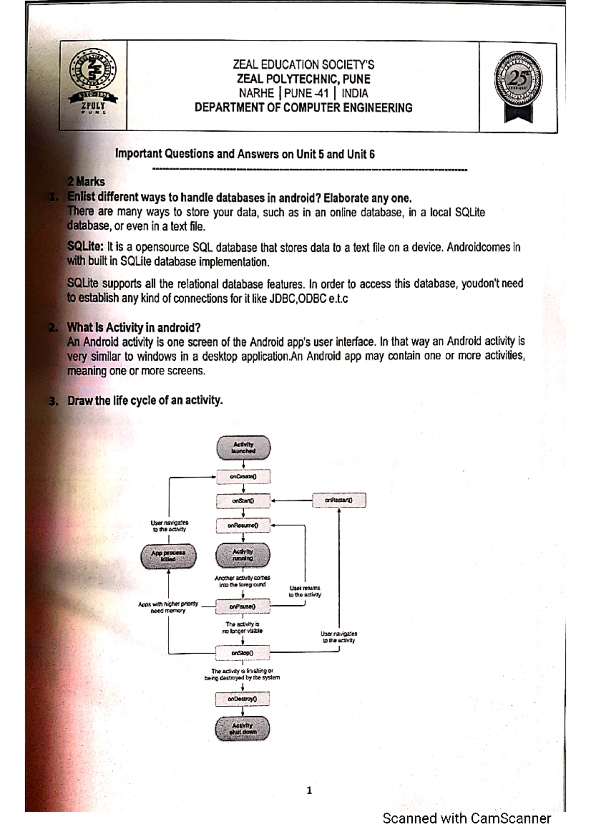 MAD-3 - mad - COMPUTER APPLICATION - Studocu
