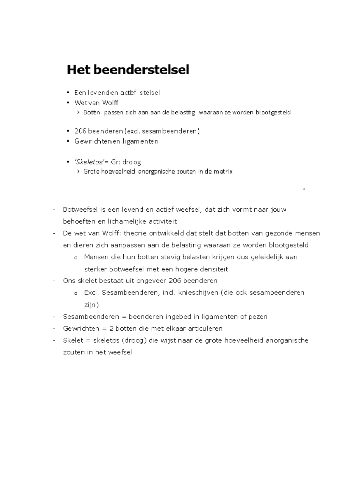 SV2 Anatomie - Botweefsel is een levend en actief weefsel, dat zich ...