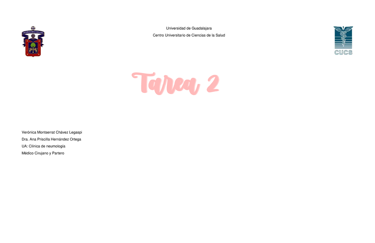 VMCL Tarea 2 MAPA Neumonía - Universidad de Guadalajara Centro ...