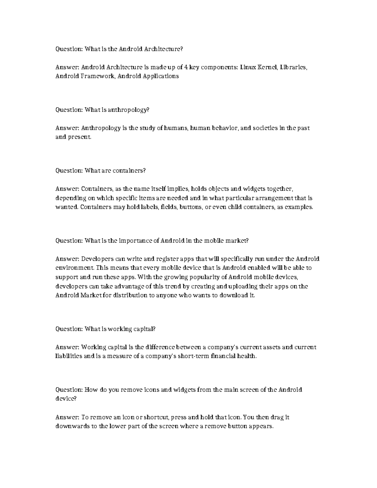 Lineameter cataphoria arr - Question: What is the Android Architecture ...