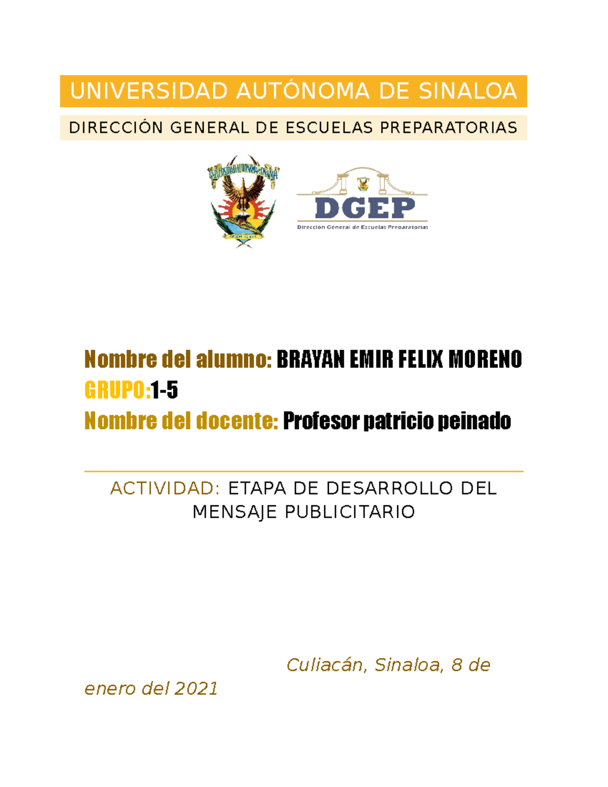 FMBE pag 99 - buenos trabajos - UNIVERSIDAD AUTÓNOMA DE SINALOA DIRECCIÓN GENERAL DE ESCUELAS ...