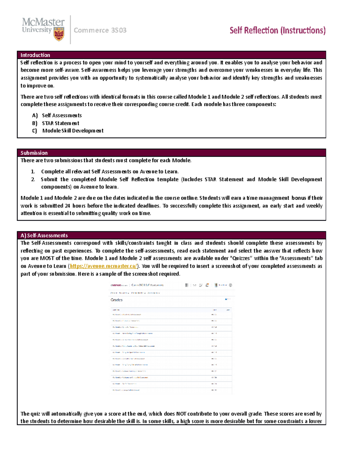 Module Workbook 1 and 2 Assignment Instructions F22 - Commerce 3S03 ...