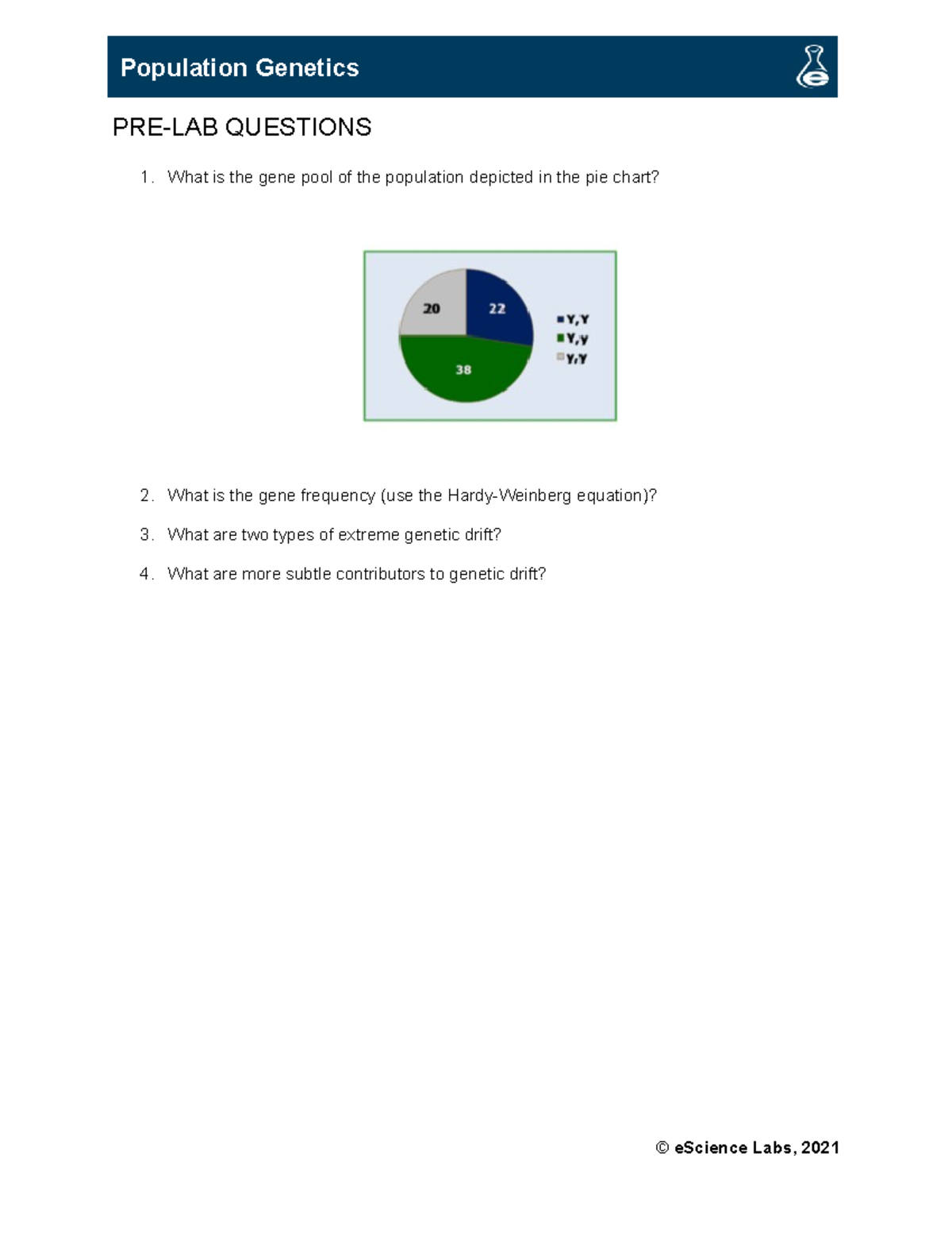 IB 1624 L09 Population - LAB - PRE-LAB QUESTIONS 1. What is the gene ...