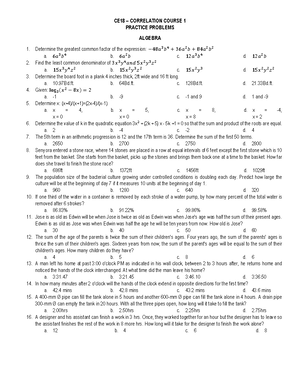 Battery EXAM - can serve as reference - DIRECTION: Choose the letter ...