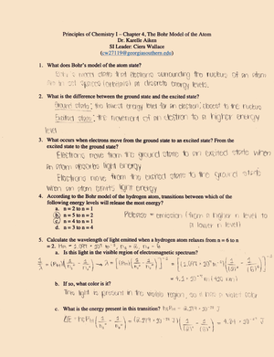 Experiment 5B- Molecular Models - EXPERIMENT 5B MOLECULAR MODELS ...