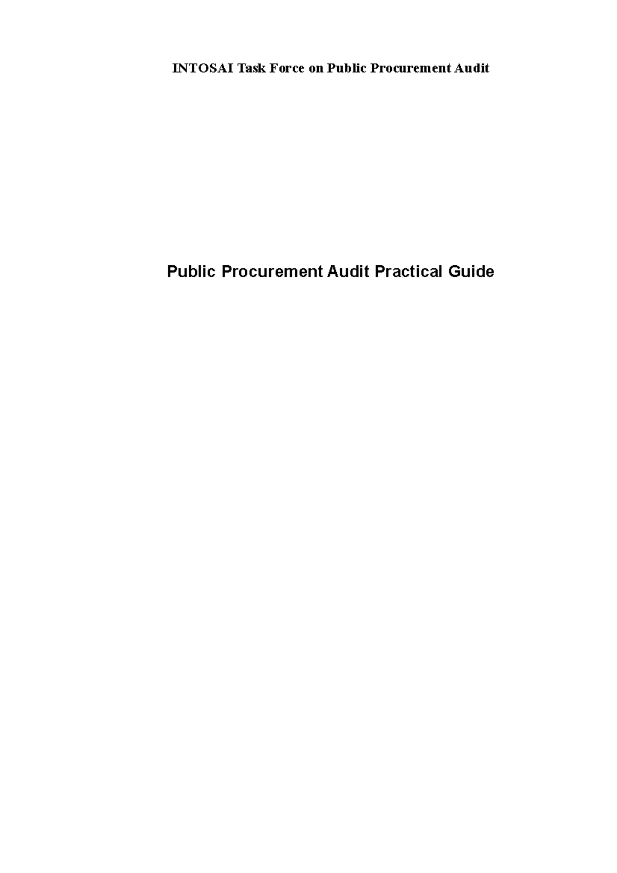 AI21- Public Procurement Audit Practical Guide corr 2016 08 15 ...