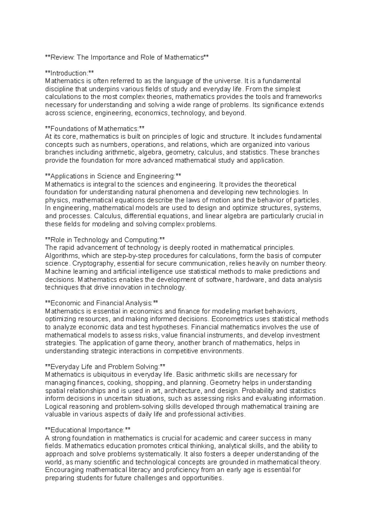 #4 - Summary Fundamentals of Management - Review: The Importance and ...
